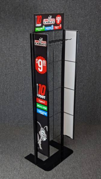 Floor Wire Displays | Wire Cable Display | Wire Cable Display